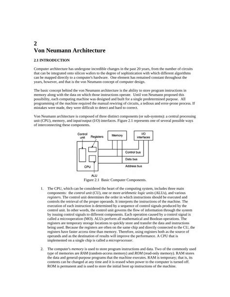 pdf 2 von neumann architecturecs401 textbook ch2 pdf · 2 von neumann