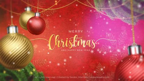 Christmas Intro New Year Intro Xmas Intro After Effects Project Files