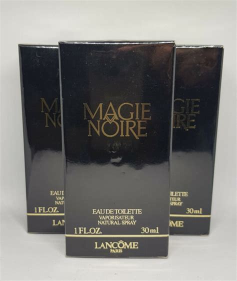 MAGIE NOIRE LANCOME SET OF 3 X1 0 FL Oz 3X30 ML EDT Spray Travel Case