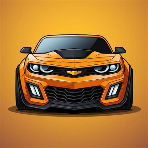 Premium Photo Minimalist Car Cartoon Logo