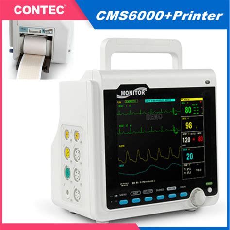 Contec Cms6000printer Patient Monitor With Thermal Printer Icu Vital