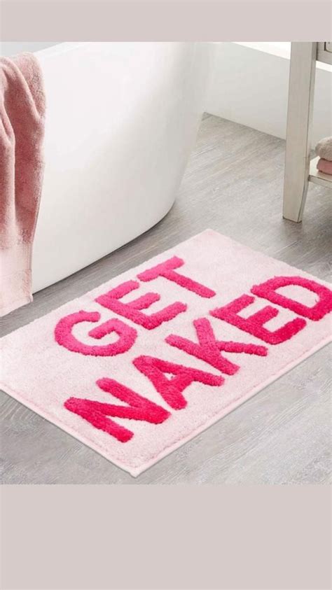 Get Naked Bathroom Rug