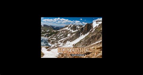 Beartooth Highway Wyoming And Montana Beartooth Highway Wyoming And Montana Sticker Teepublic