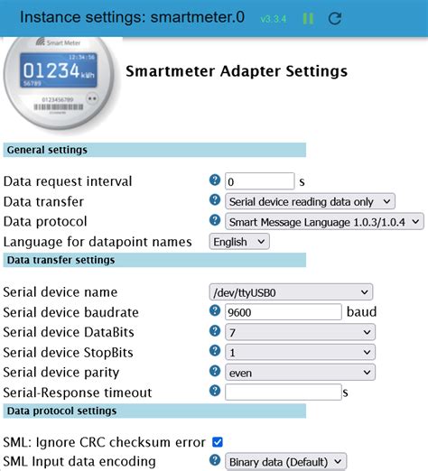 Smartmeter Interpretiert SML Daten Nicht