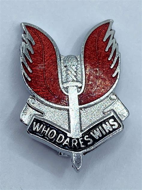 Post Ww2 British Sas Special Air Service Veterans Badge In Special