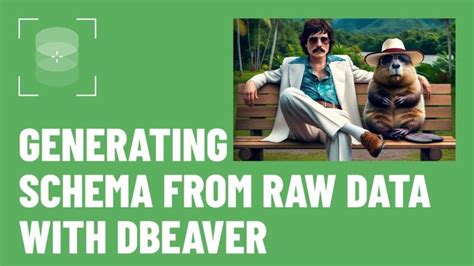 Denis Magda On Linkedin Generate Database Schema From Raw Data With