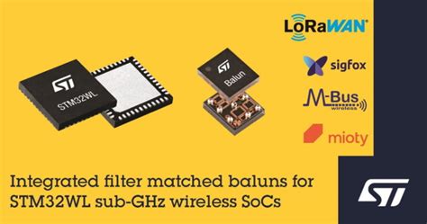 St Stm32wl Mcu 지원 광범위 안테나 매칭 Rf Ipd 제품군 발표 E4ds News