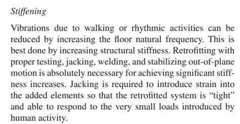 Post For Vibration Mitigation Structural Engineering General Discussion Eng Tips