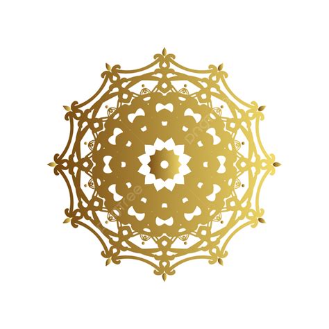 Golden Luxury Thai Mandala Pattern Png And Vector Luxury Mandala