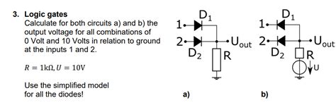 Solved Logic Gates Calculate For Both Circuits A And B