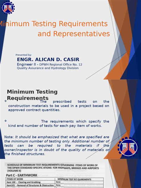 3minimum Testing And Representatives Pdf Materials Secondary