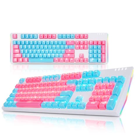 Ck8200 V광축 완전방수 크리스탈 키캡 교체축 사이드 Rgb 게이밍 Abko