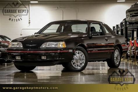 1988 Ford Thunderbird Turbo Coupe Black Coupe 23l I4 Turbo 61951