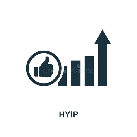 Hyip Icon Monochrome Style Design From Smm Icon Collection Ui Pixel Perfect Simple Pictogram