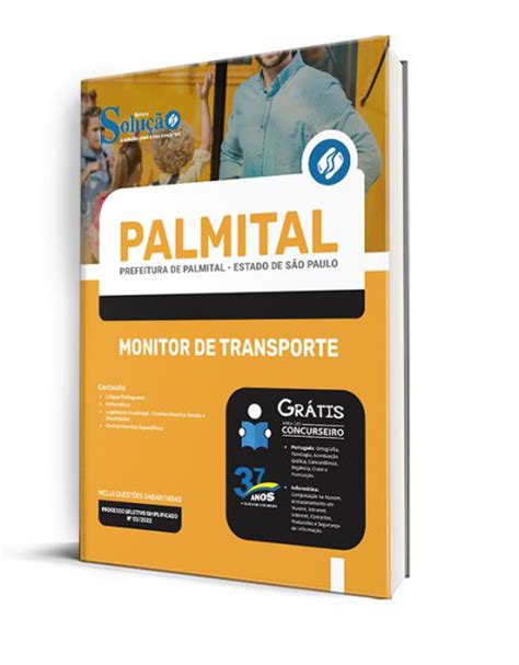 Apostila Prefeitura De Palmital Sp Monitor De Transporte