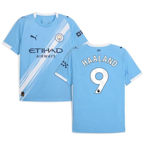 Camiseta Local Del Manchester City 2025 2026 De Haaland Foot Star