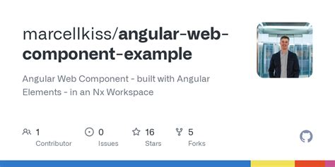 Github Marcellkiss Angular Web Component Example Angular Web Component Built With Angular