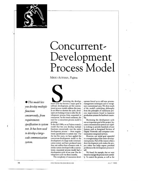 Mod 1 Concurrent Process Models Pdf Software Development Process