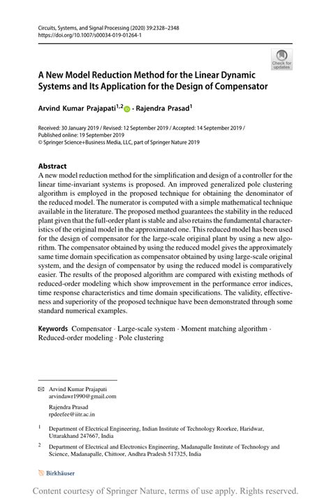 A New Model Reduction Method For The Linear Dynamic Systems And Its