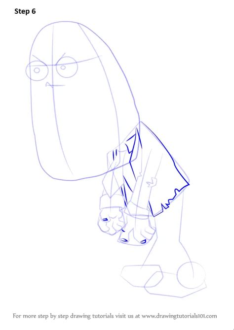 How To Draw Tall Nut Zombie From Plants Vs Zombies Plants Vs Zombies