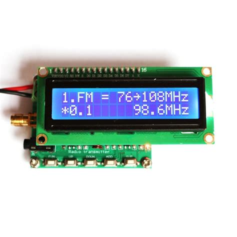 Fm102 88~108mhz Dds Fm Stereo Transmitter Fm Signal Generator Meter