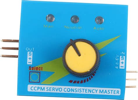 Haljia 3 Mode Servo Tester And Esc Speed Controller Checker 4 8 6v Ccpm Consistency Master Servo