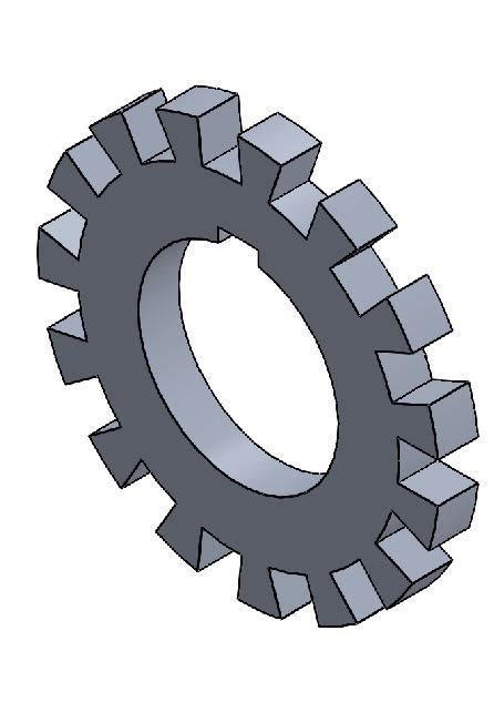 please create 3d model of part in solidworks with