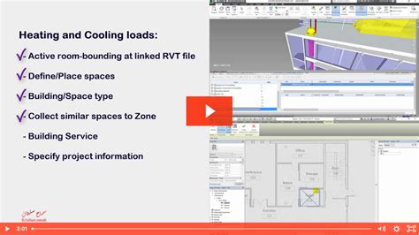 heating and cooling loads calculation revit mep easy2learn