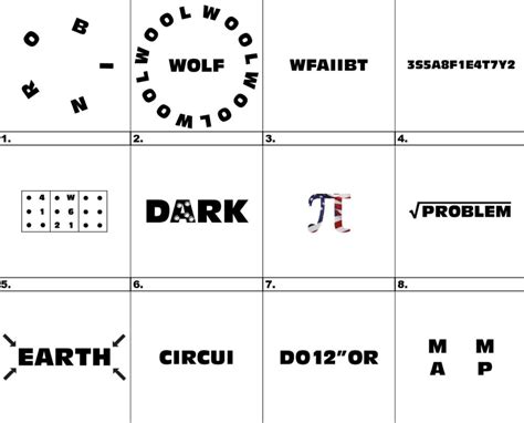Printable Dingbats Quiz Questions And Answers Printable JD