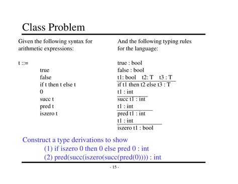 Ppt Semantic Analysis Iii Static Semantics Powerpoint Presentation