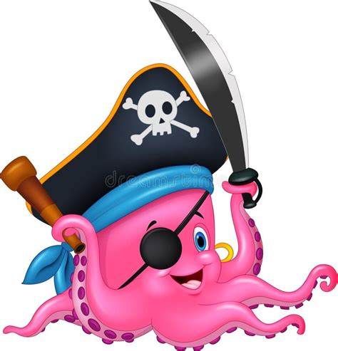 Desenhos Animados Do Menino Do Pirata Ilustração Do Vetor Ilustração