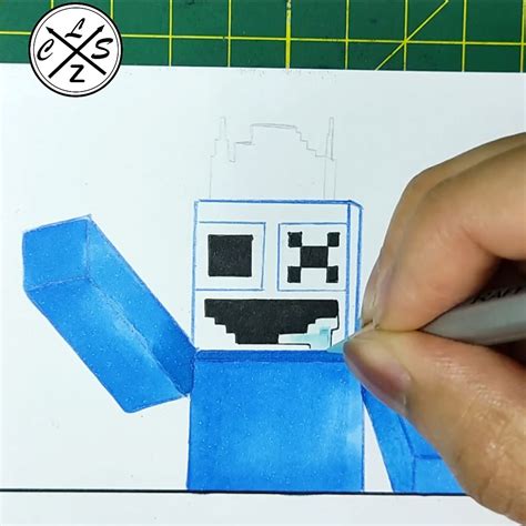 Dibujo Rainbow Friends De Roblox Pero Es Minecraft ⚔ Paranoid Meme