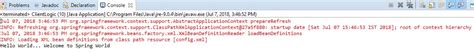 Spring Hello World First Program Jumble Code