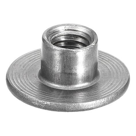 M6 T Nuts 24 Pack Carbon Steel Tee Nuts Round Base Weld Nuts 8mm
