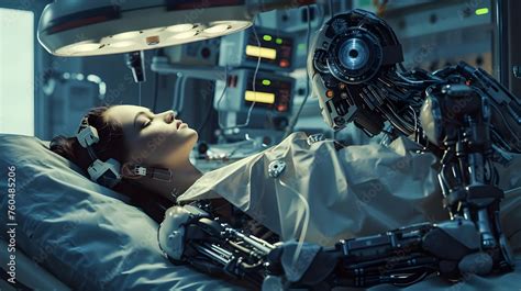 The Hospital Of The Future Equipped With Advanced Cybernetic Systems