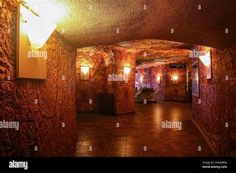 Underground Corridor In The Desert Cave Hotel In Coober Pedy South