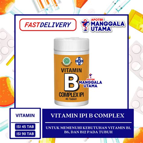 Jual Vitamin Ipi B Complex Shopee Indonesia