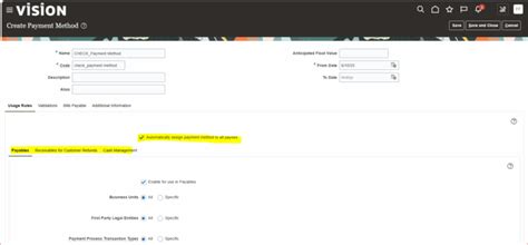 Payment Setups In Oracle Fusion Fusionerplabs Oracle Fusion Erp Insights Tutorials And Solutions