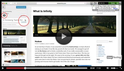 Usability Testing For Wordpress Customizer Theme Switcher Improvements