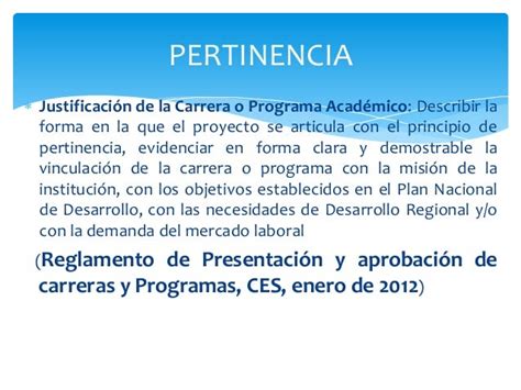 1 Pertinencia