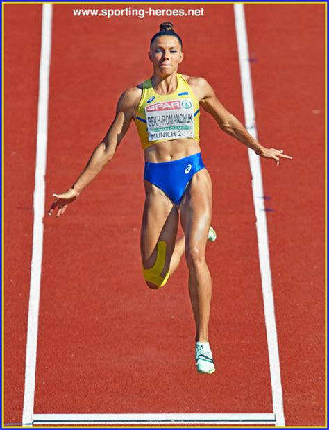 Maryna Bekh Romanchuk Long Jump Finalist At World And European Champs