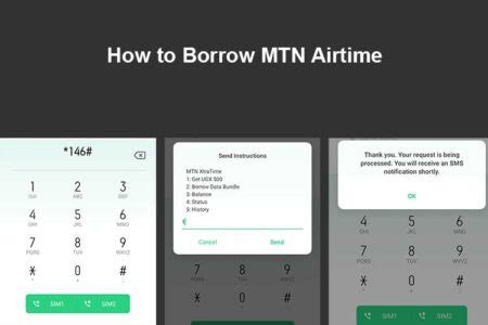 How To Borrow MTN Airtime Data And Payback Later
