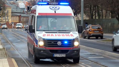 Alarmowo PO KR Ambulans P Volkswagen Crafter WSPR Poznań YouTube