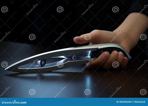 An Ai Generated Illustration Of A Smart Sensors Scissor Stock