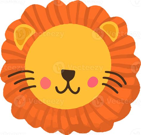 Cute Lion Illustration 36418331 Png