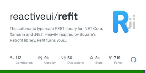GitHub Reactiveui Refit The Automatic Type Safe REST Library For