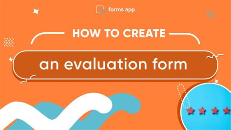 How To Create An Evaluation Form Youtube