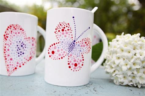 Tassen Bemalen Einfache Anleitung Und 20 Inspirierende Diy Ideen