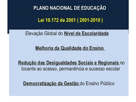 Plano Nacional De Educação