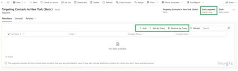 microsoft dynamics 365 segmentation within outbound marketing